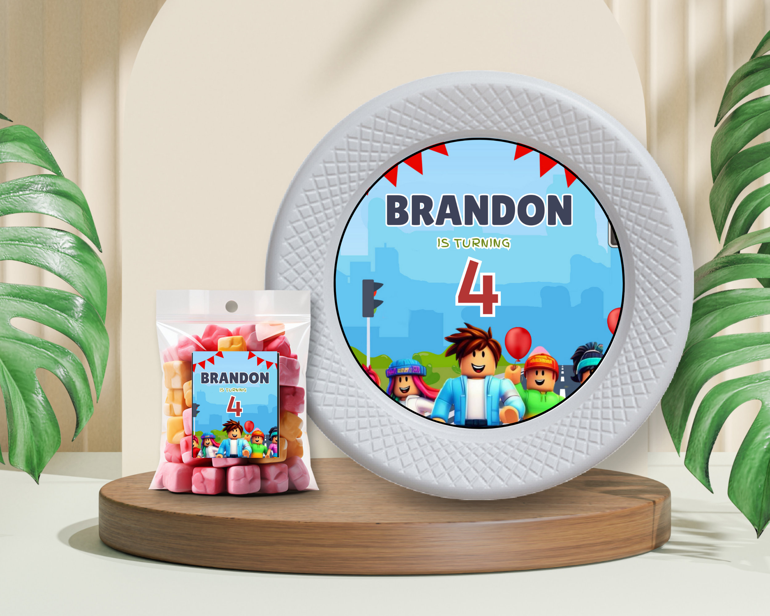 Roblox Chip Bags Label Roblox Kids Birthday Chip Bag, Editable Roblox ...