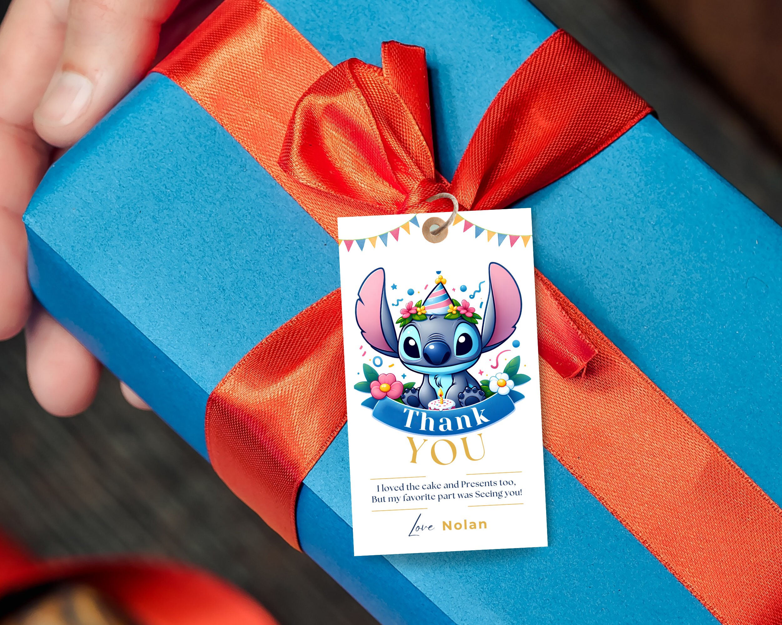 Stitch Themed Gift Tags Lilo & Stitch Inspired Gift Tags Personalized ...