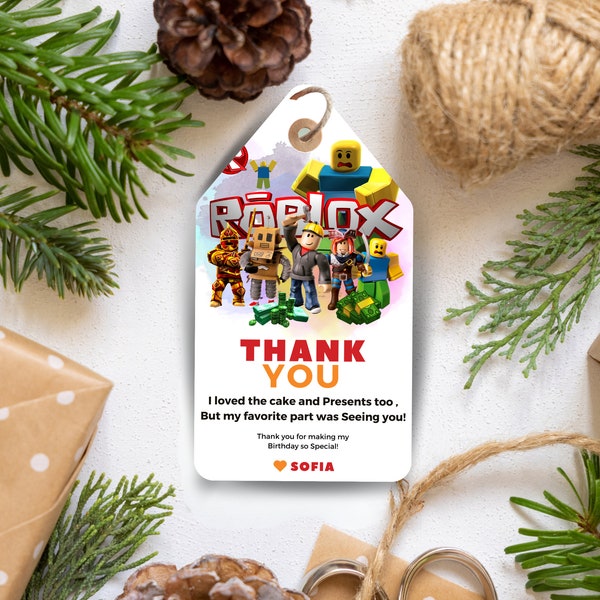 Roblox Thank You for Coming Tags - Etsy