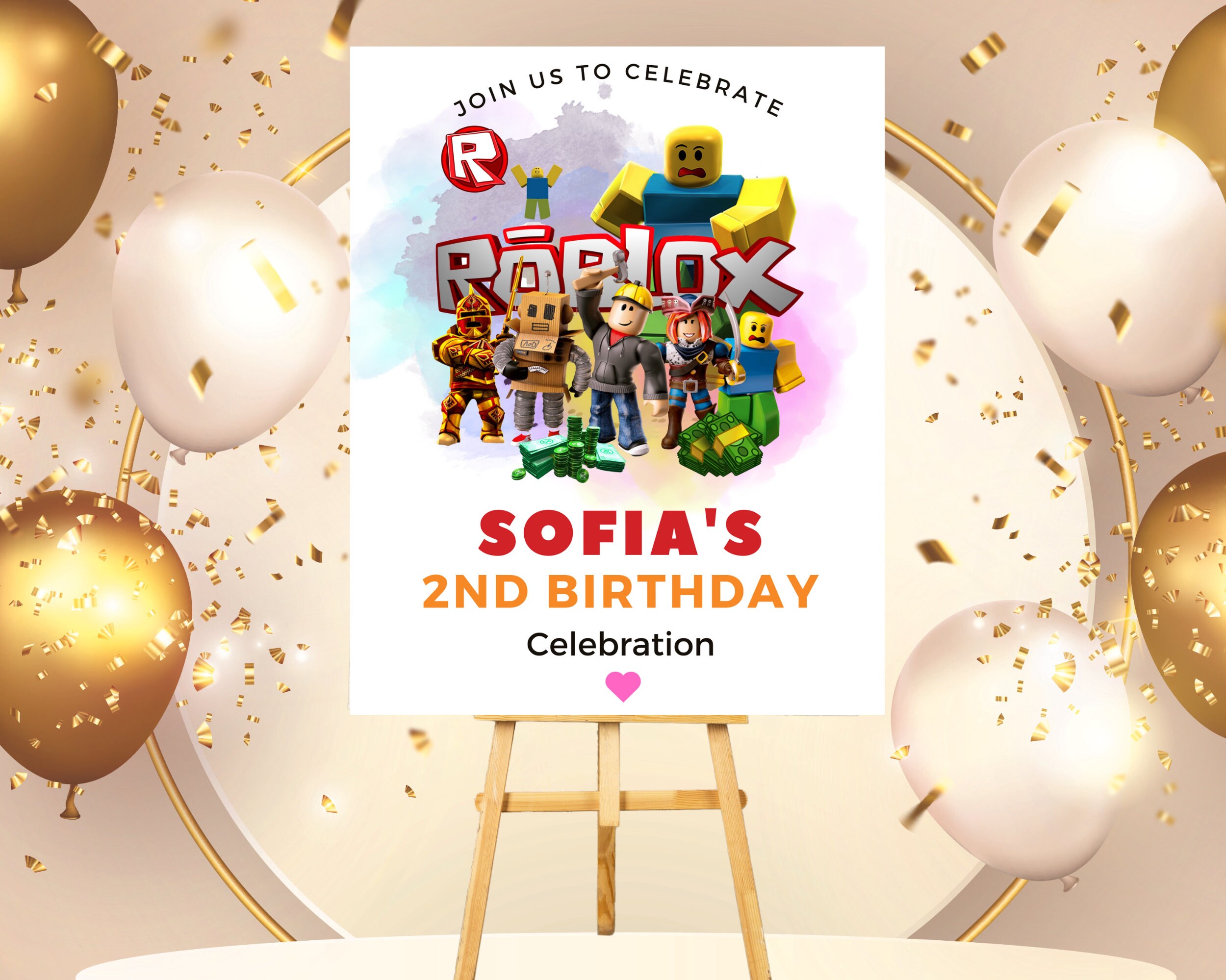 Roblox Photo Thank You Card Instant Download Roblox Thank You Cards ...