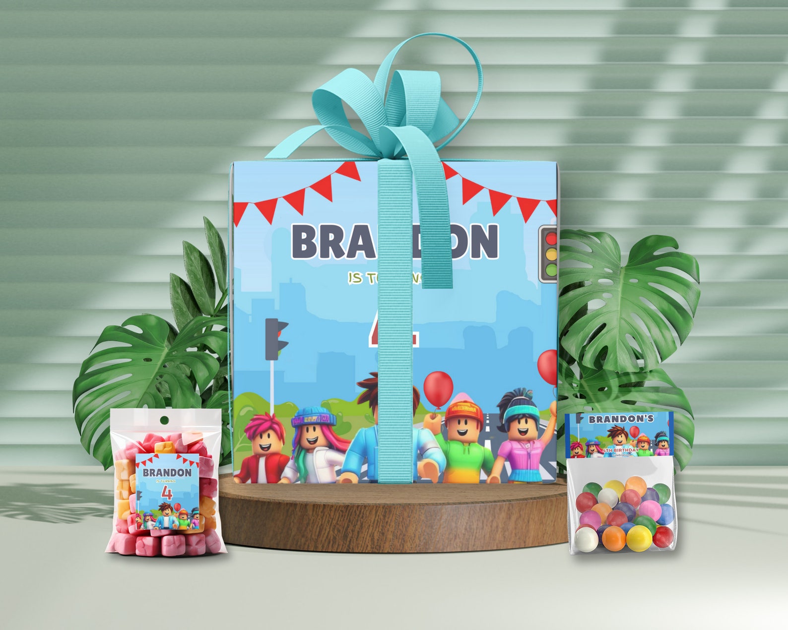 Roblox Chip Bags Label Roblox Kids Birthday Chip Bag, Editable Roblox ...