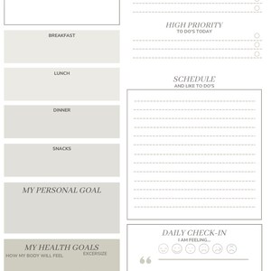 Weekly Planner printable - Etsy