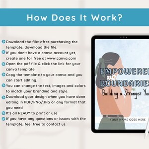 Brandable Coaching Program PLR Setting Boundaries Done for You Workbook ...