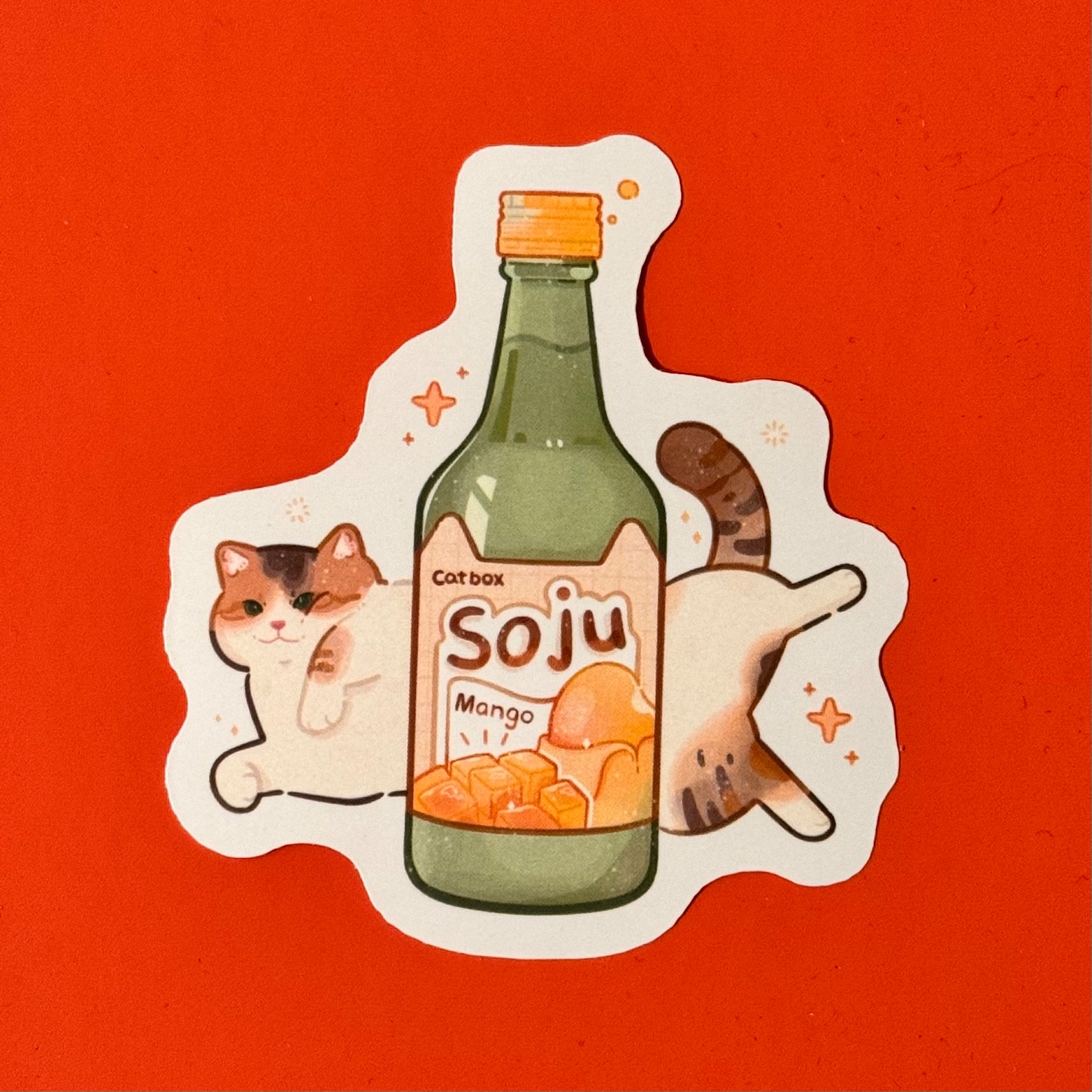 No.09 Mango Soju Cat - Etsy