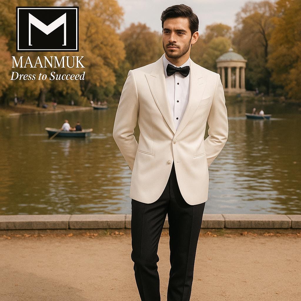 Men's Cream Dinner Jacket - off White Tuxedo Blazer - Elegant Formal ...