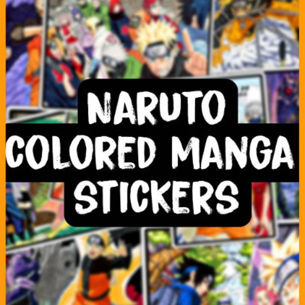 Colored Manga Panels - Etsy