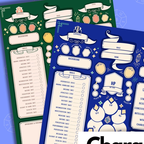 Character Sheet Tracker Dnd - Etsy