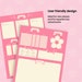 Pink Dnd Character Sheet Girly Dnd Dungeons and Dragons Character ...