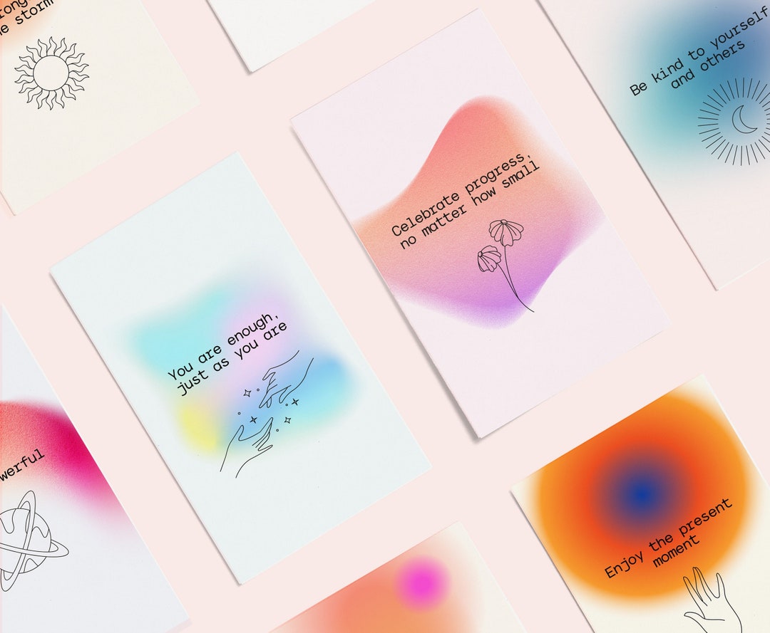 Positive Affirmation Cards, Cards for Women, Cute Affirmation Cards ...