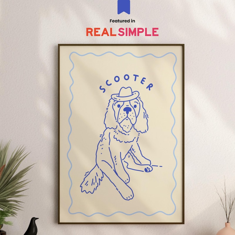 Custom Dog Poster - Etsy