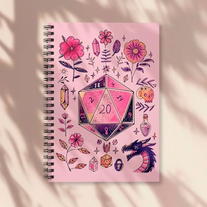 DND Notebook, D20 Gift, Character Notebook, Rpg Accessories, Ttrpg ...