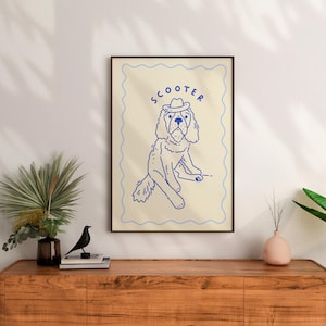Custom Dog Portrait Custom Badly Drawn Pet Art Personalized Badly Drawn ...