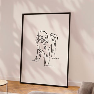 Custom Dog Portrait Custom Badly Drawn Pet Art Personalized Badly Drawn ...