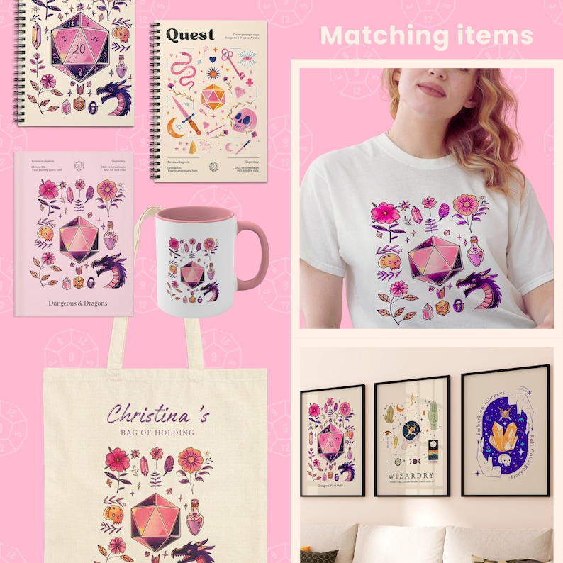 Pink Dnd Character Sheet, Girly Dnd, Dungeons and Dragons Character ...