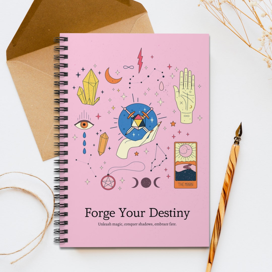 DND Notebook DND Journal Character Player Journal Dnd Ttrpg Cute ...