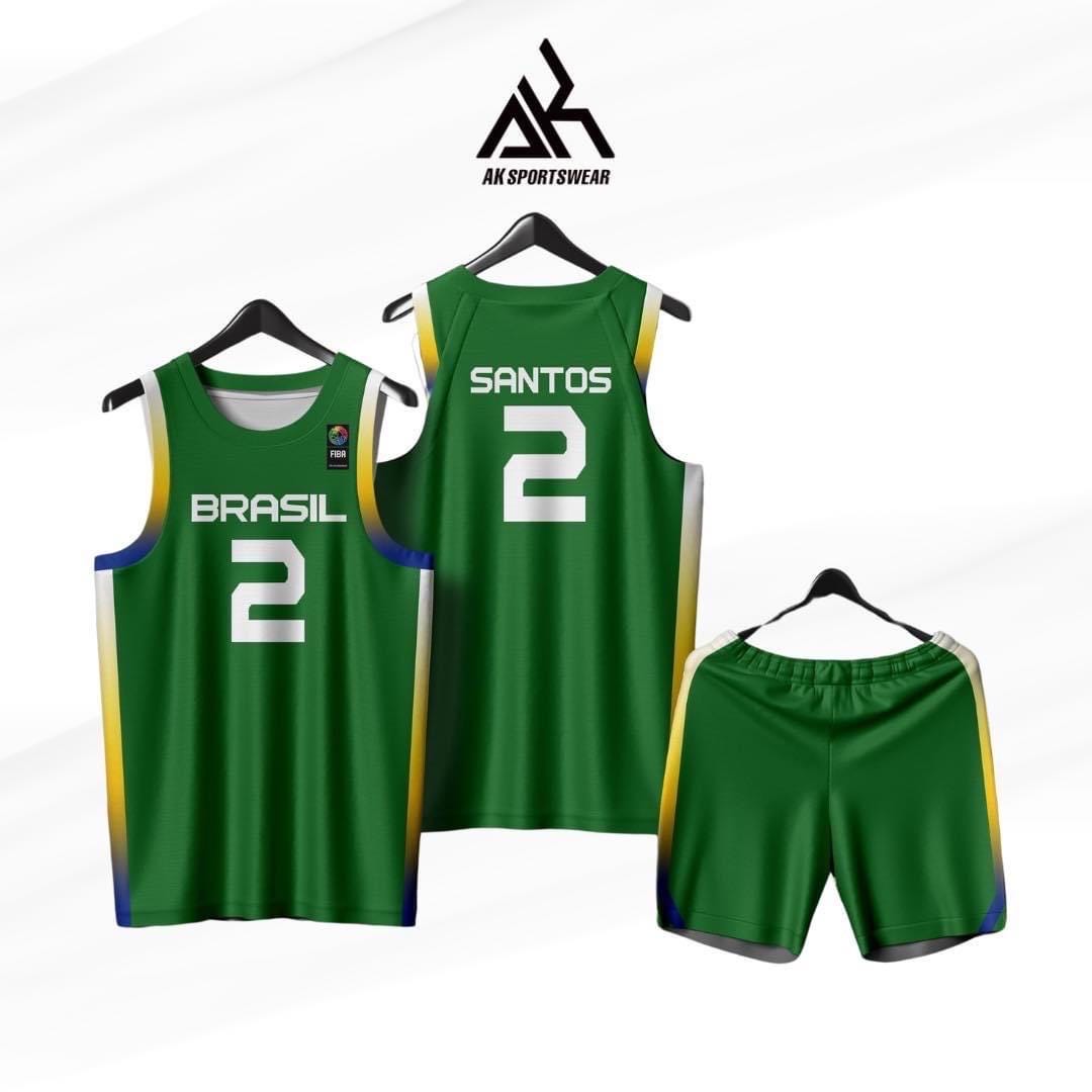 Custom Green Basketball Jersey Team Name & Number, Personalized ...