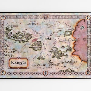 Chronicles of Narnia, Narnai Map, Narnia, Map of Narnia, Fantasy World ...