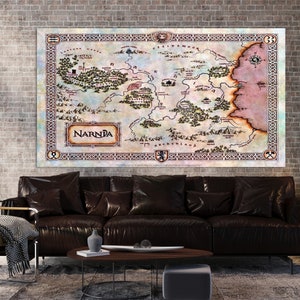 Chronicles of Narnia, Narnai Map, Narnia, Map of Narnia, Fantasy World ...