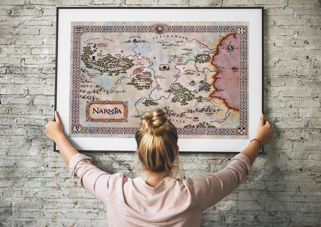 Chronicles of Narnia, Narnai Map, Narnia, Map of Narnia, Fantasy World ...