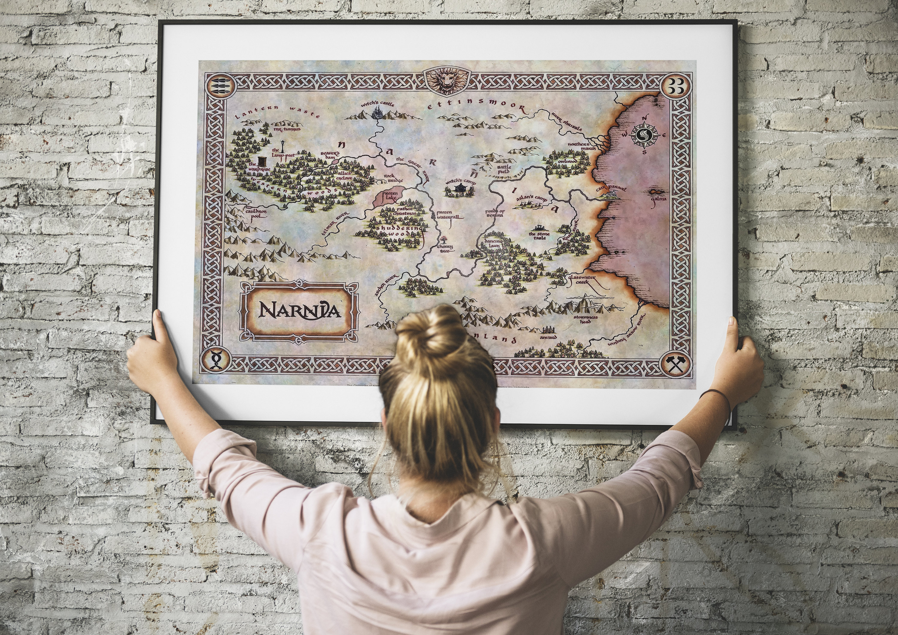 Crónicas de Narnia, Mapa de Narnai, Narnia, Mapa de Narnia, Mapa del ...