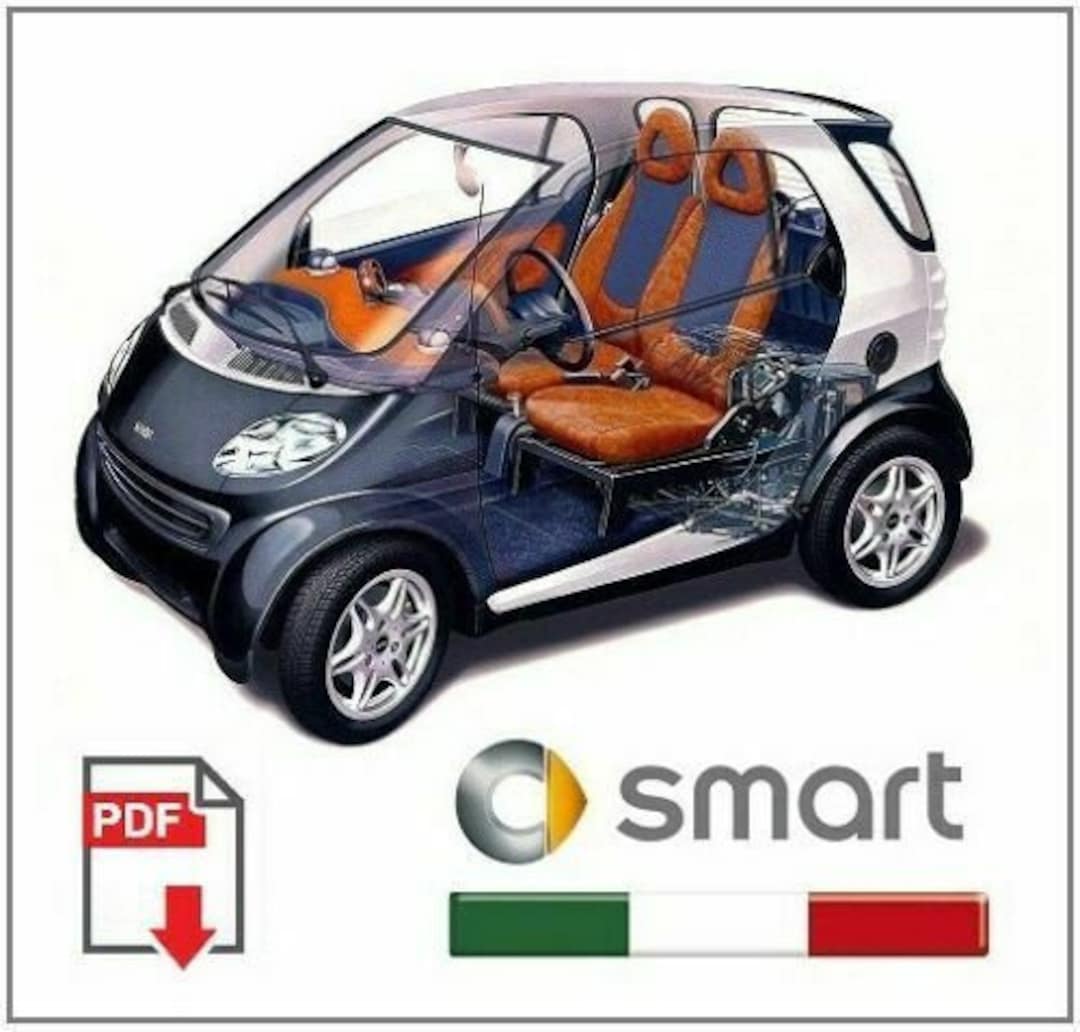 SMART FORTWO 450 W450 Manuale Officina + Libretto Istruzioni Uso E ...