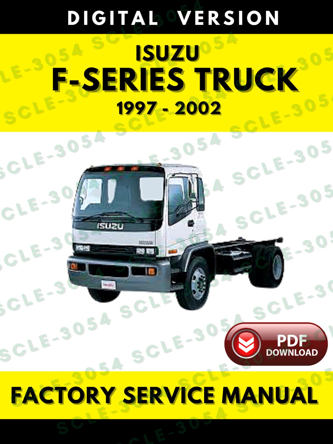 Isuzu F-series Truck 1997-2002 FSR FTR FVR Factory Service Workshop Manual - Etsy