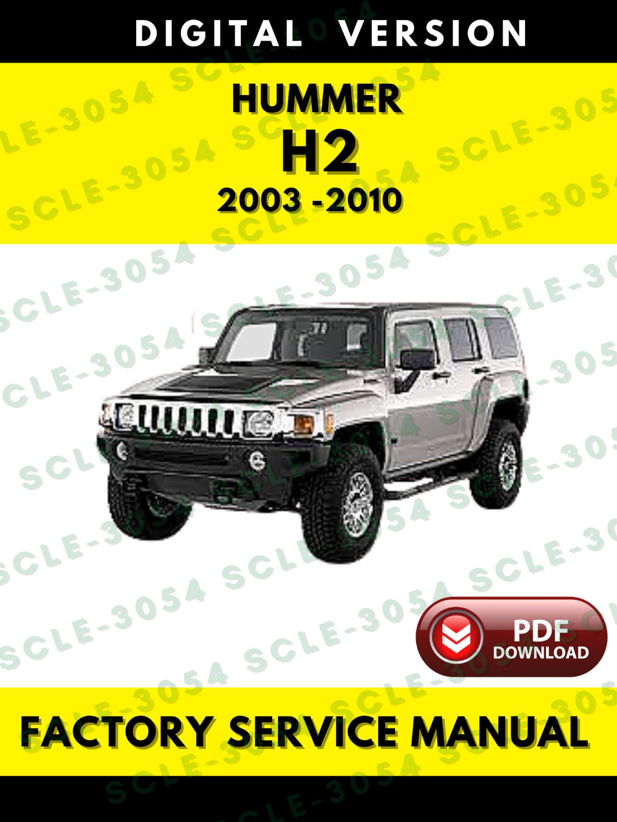 Hummer H2 2003-2010 Factory Service Repair Workshop Manual Guide - Etsy