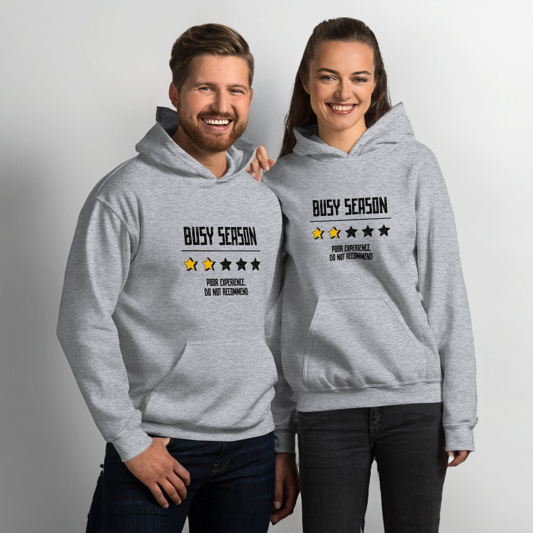 Unisex Funny Finance Employee Hoodie BUSY SEASON SURVIVOR - Etsy