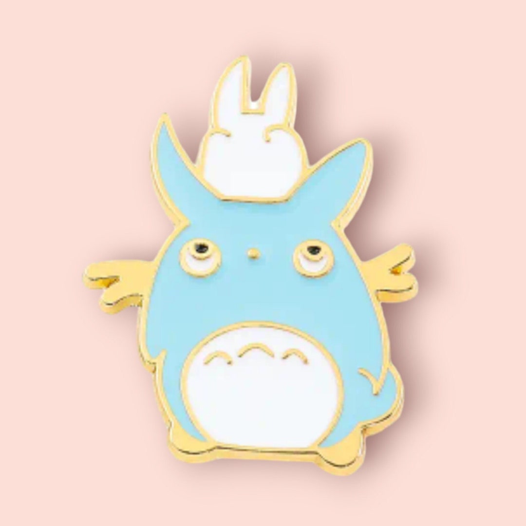 Chu & Chu Totoro Enamel Pin Badge - Etsy