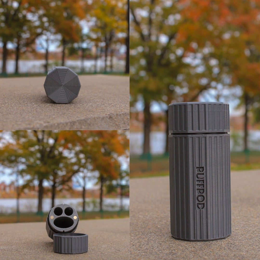 Puffpod. 3D Printed Roll/cig Case With Built-in Lighter Compartment - Etsy