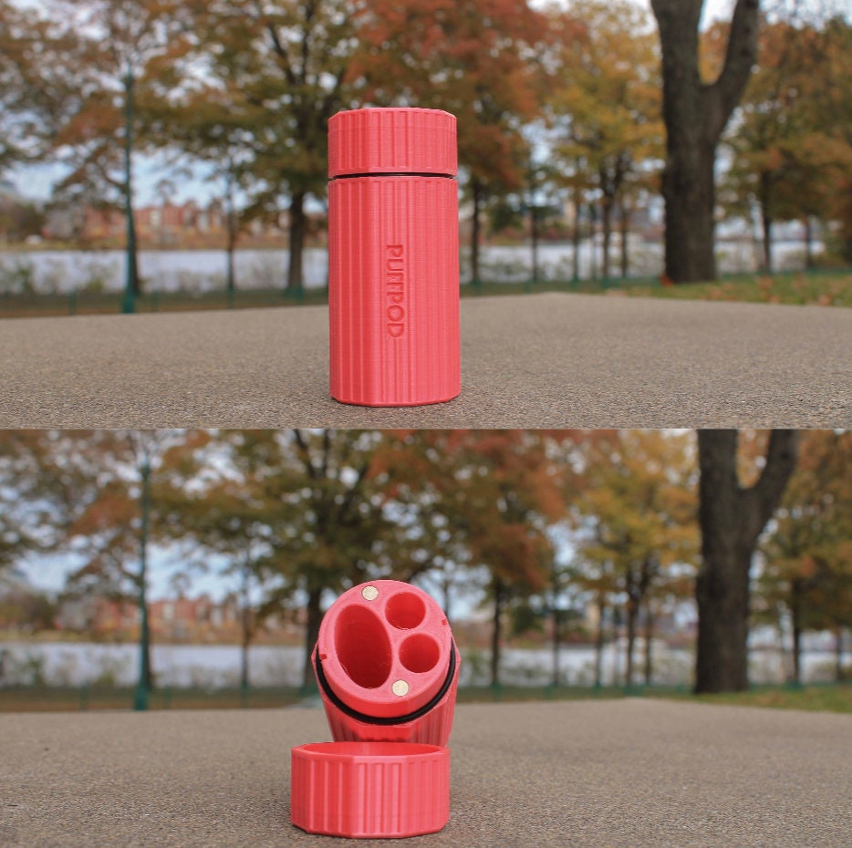 Puffpod. 3D Printed Roll/cig Case With Built-in Lighter Compartment - Etsy
