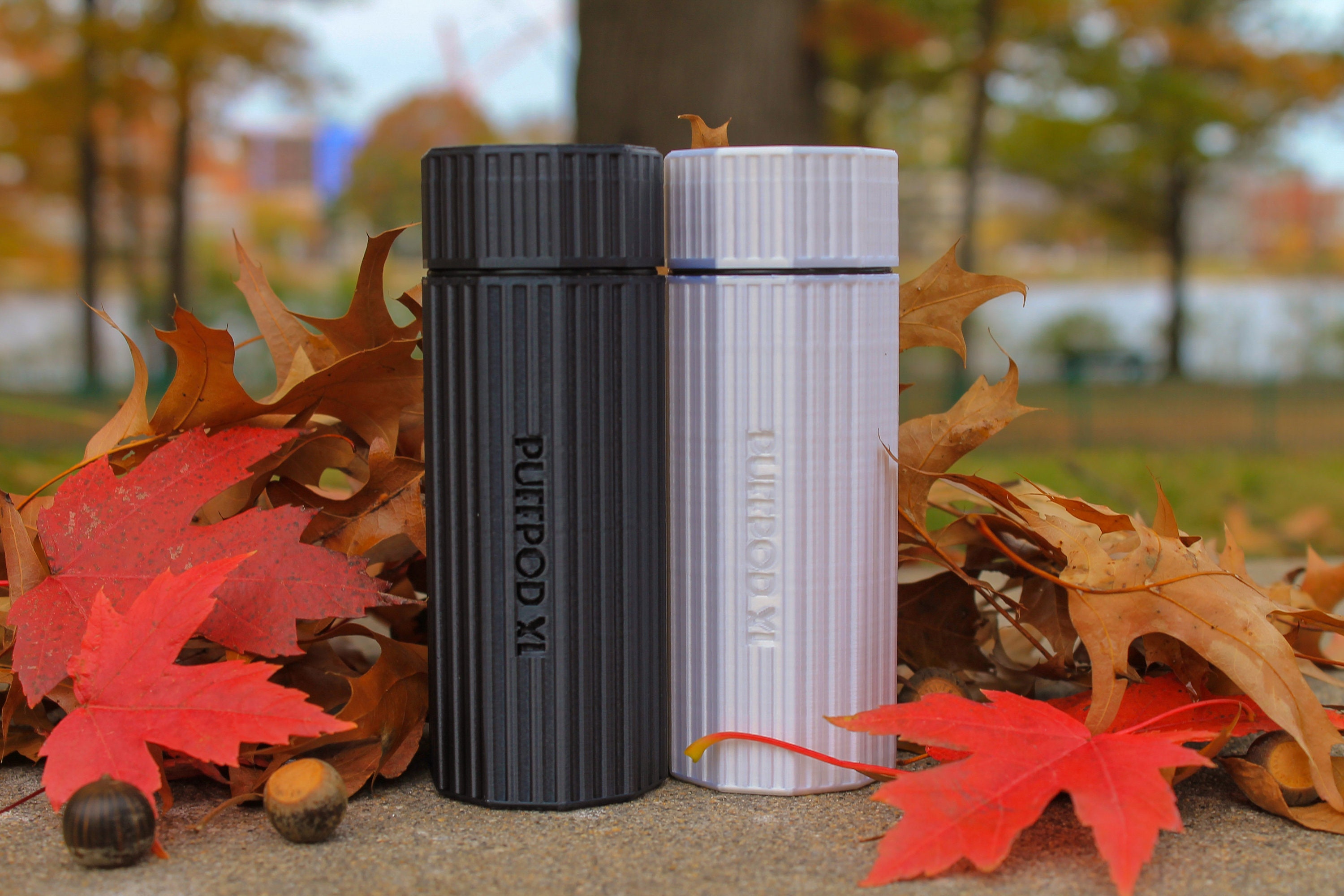 Puffpod XL. Elongated 3D Printed Roll/cig Case With Built-in Lighter ...