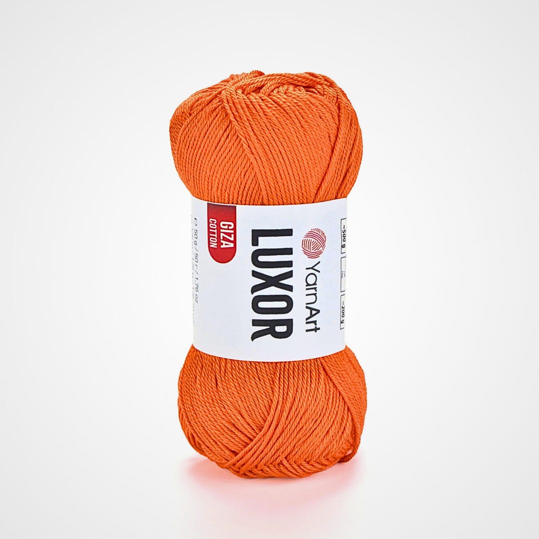 Yarnart Luxor Giza Cotton Yarn – Egyptian Crochet Knitting Amigurumi ...
