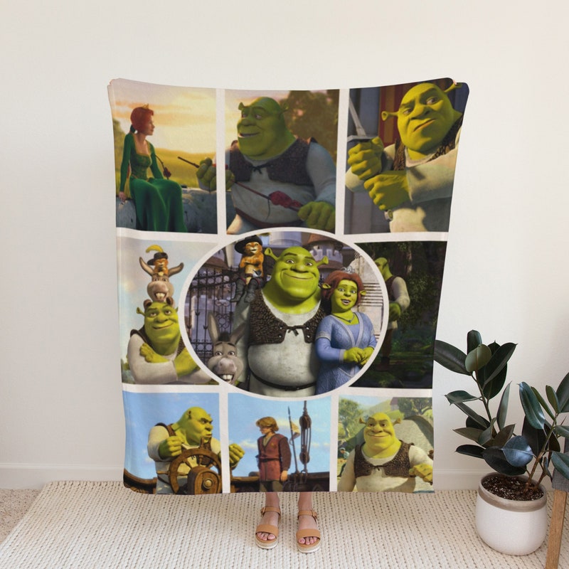 Shrek Blanket - Etsy