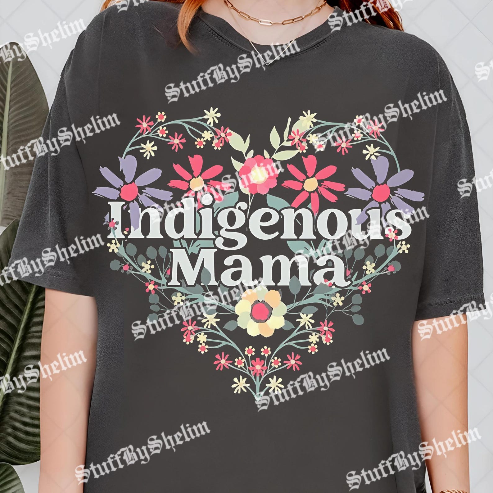 Indigenous Mama Sublimation, Floral Mama Digital File, Native Mom Shirt ...