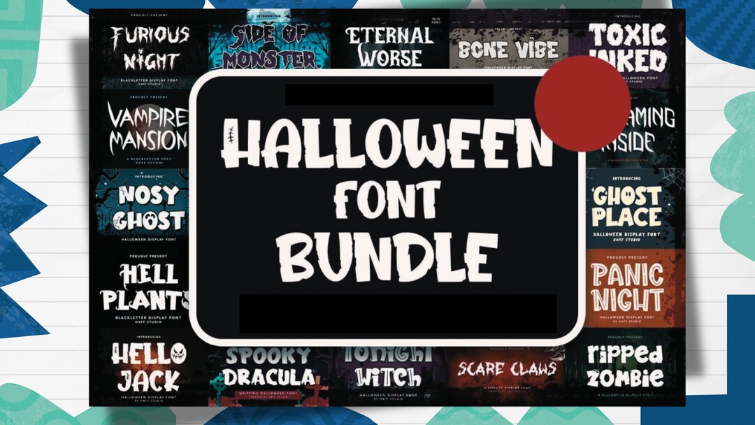 Perfect Halloween Font Bundle, Handwritten Font, Wedding Font, Modern ...