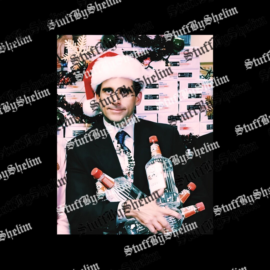 Michael Scott Christmas Party PNG, the Office Christmas File SVG ...