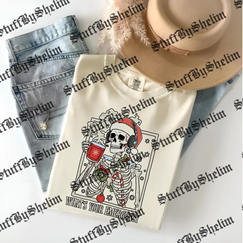 911 Dispatcher Christmas PNG, Skeleton Dispatcher SVG, Very Merry ...