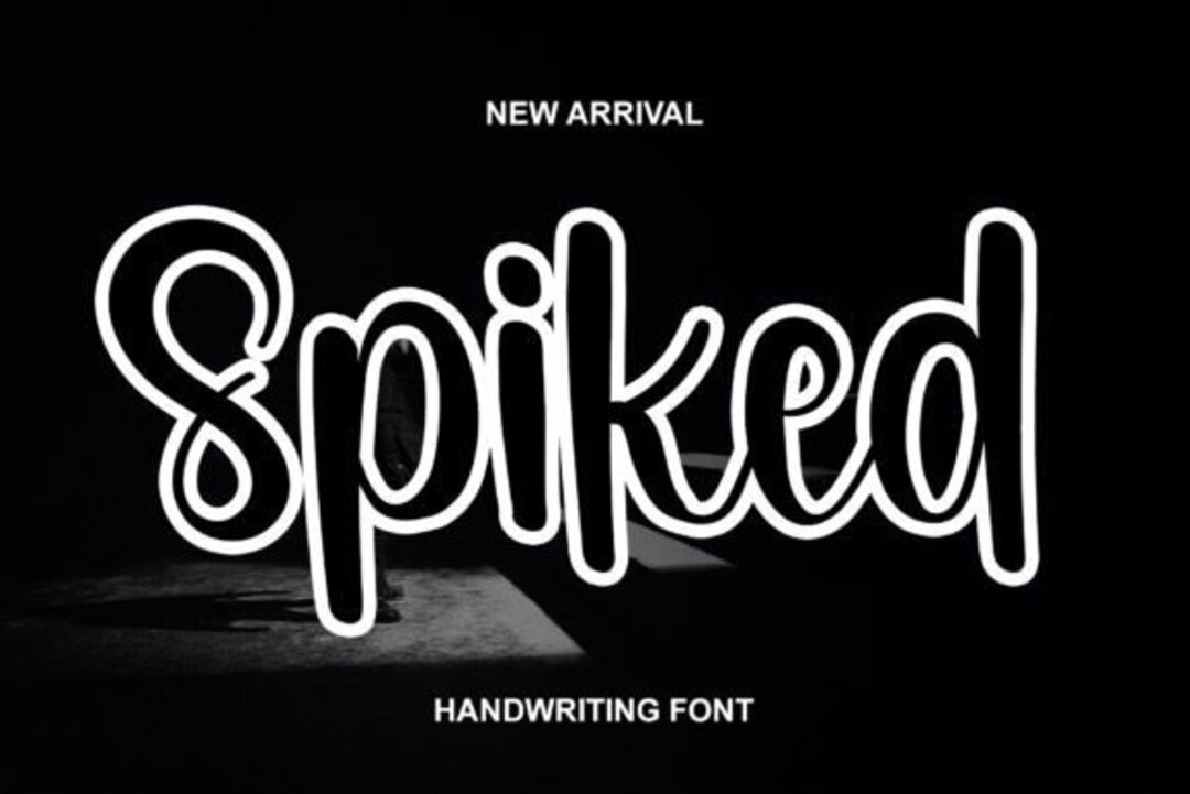 Spiked Font, Cricut Font, Thin Font, Casual Font, Modern Font, Wedding ...
