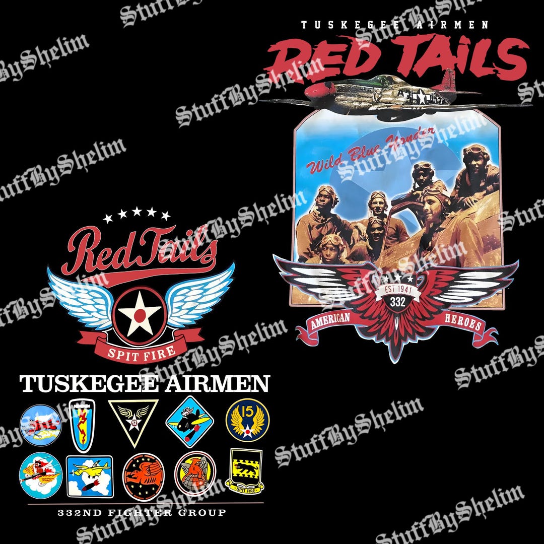 Tuskegee Airmen PNG, Red Tails Digital Download, Black History Clipart ...