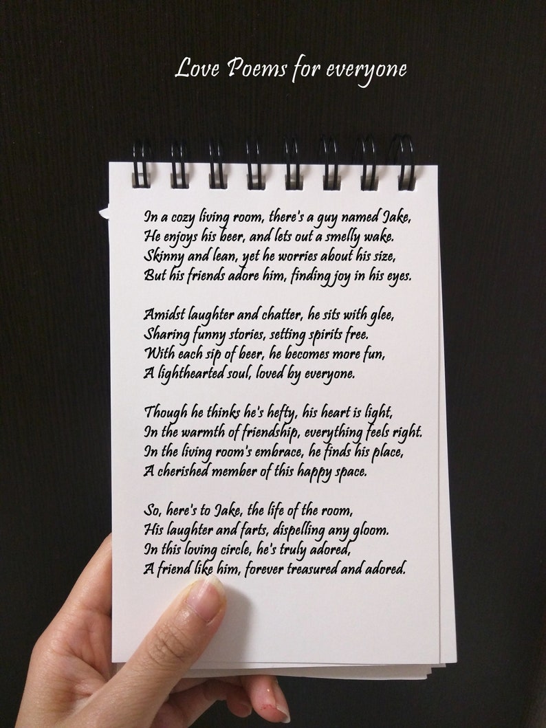 Personalised Poems for Everyone - Etsy