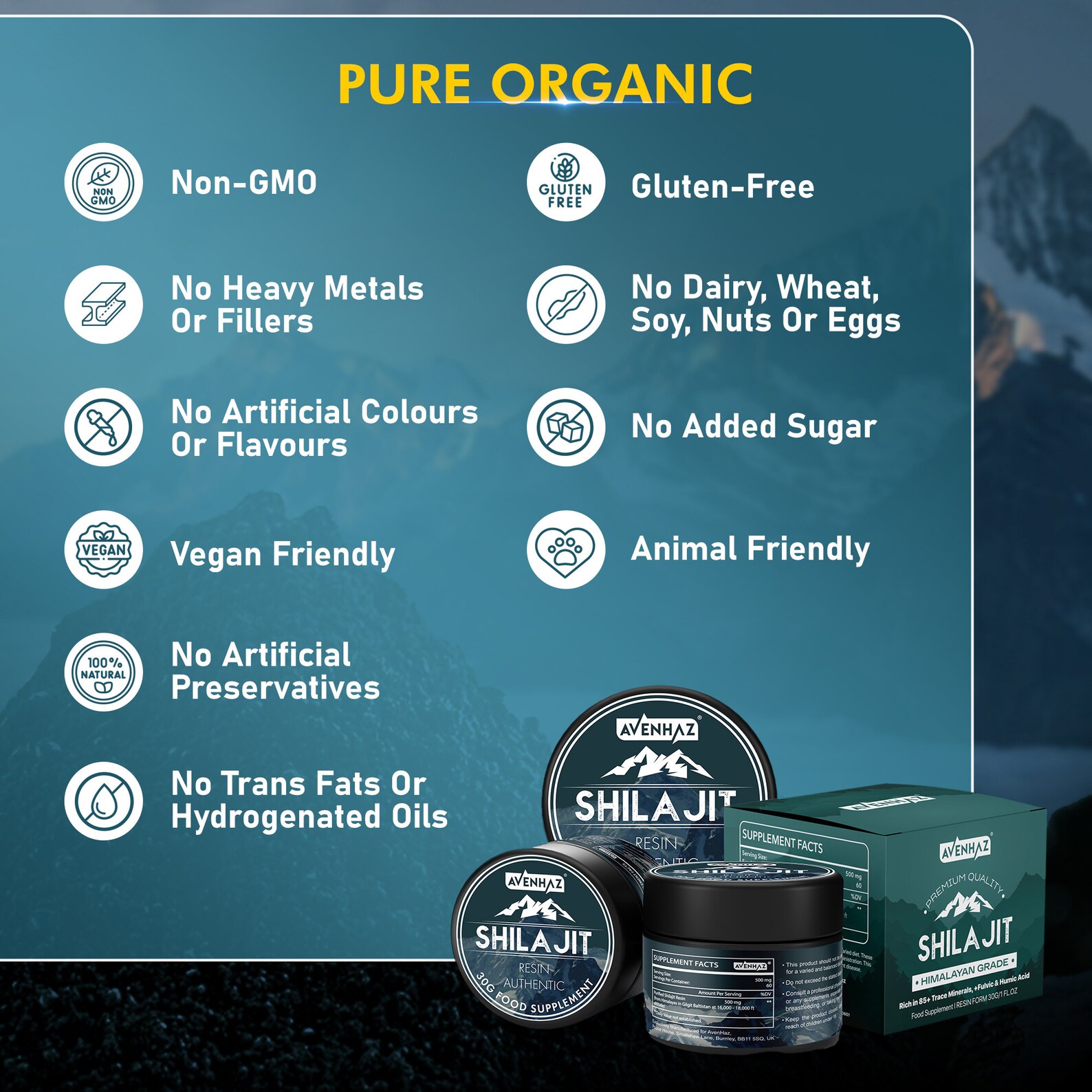 PURE SHILAJIT RESIN, Lab Tested Shilajit, Ayurvedic Supplement ...