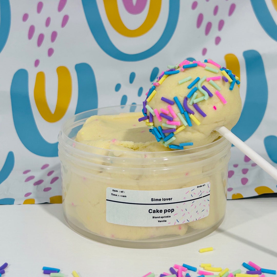 Cake Pop Slime Vanilla Scented Slime 8oz Slime, Icing Slime Make Your ...