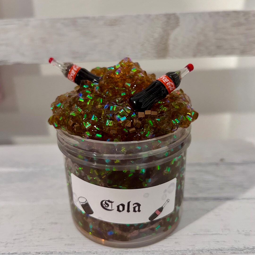 Crunchy Bingsu Slime, Coke Themed Slime, Bingsu Slime Clear Crunchy ...