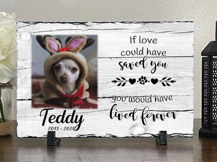 Personalized Dog Memorial Plaque, Pet Memorial Plaque, Pet Loss Gift ...