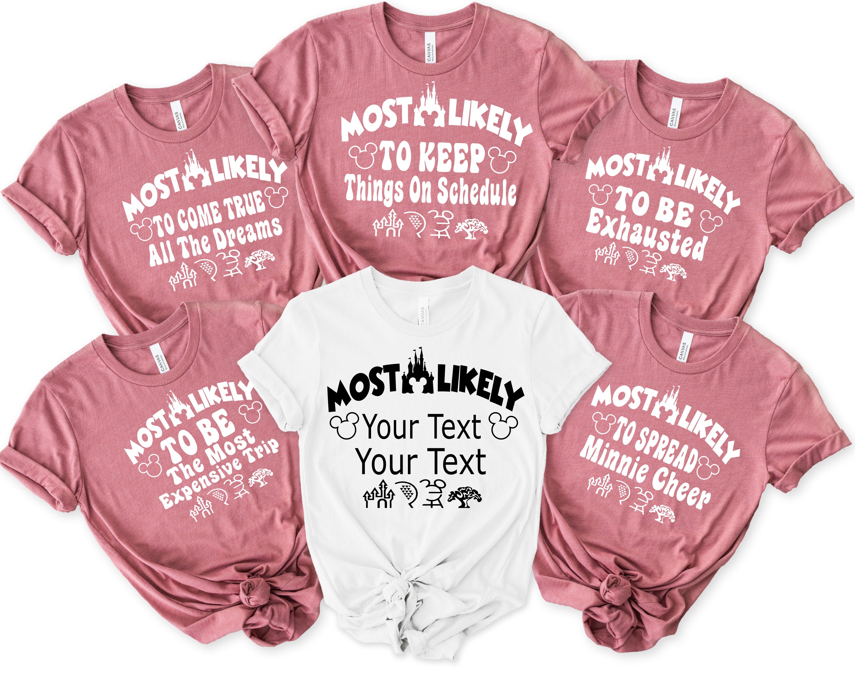 Most Likely to Party Shirts,most Likely to Shirt,disney Most Likely to ...