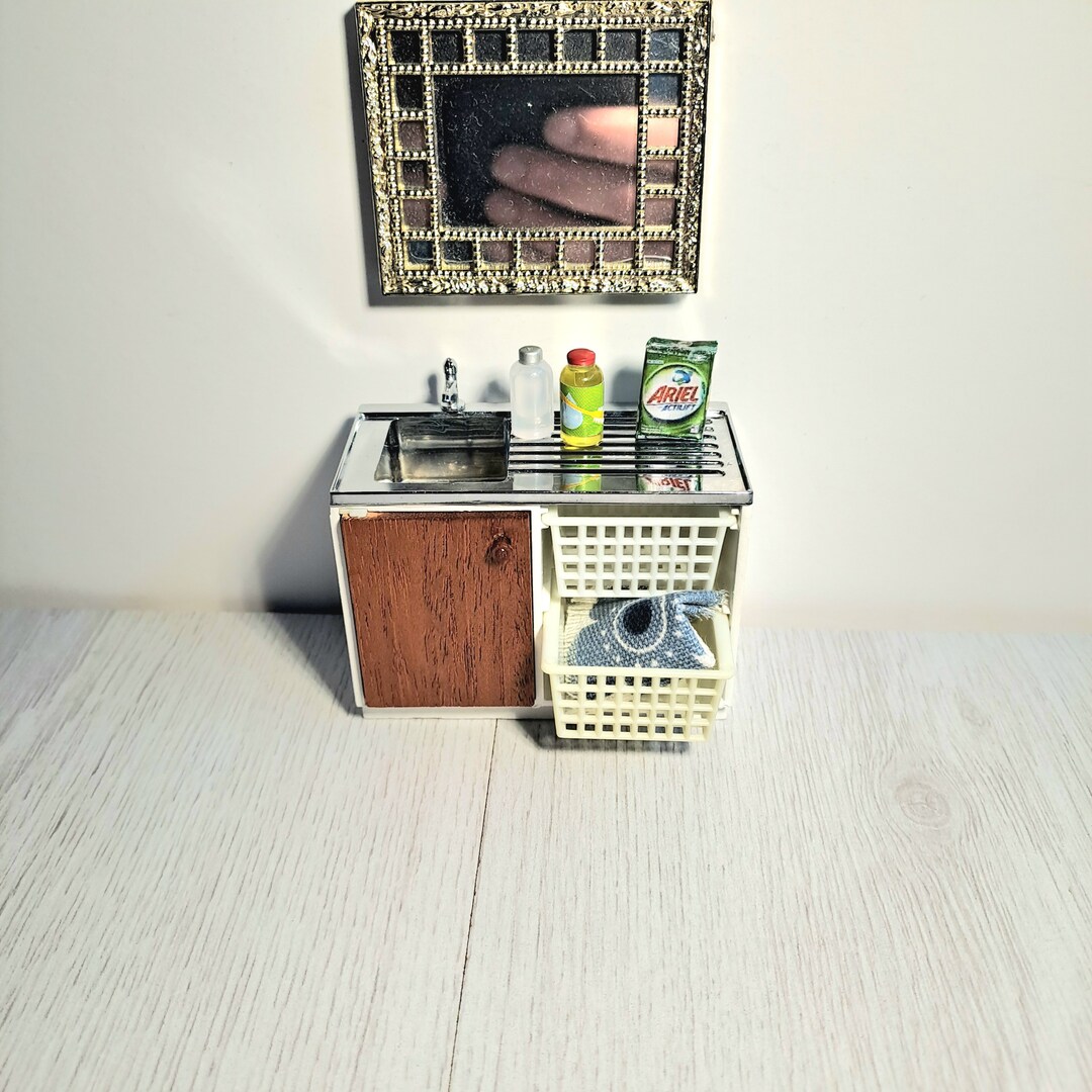 Lundby Retro Sink Cabinett 80s - Etsy