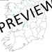 Ireland Map 10 Inch Hand Embroidery Pattern DIGITAL DOWNLOAD - Etsy