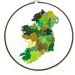 Ireland Map 10 Inch Hand Embroidery Pattern DIGITAL DOWNLOAD - Etsy