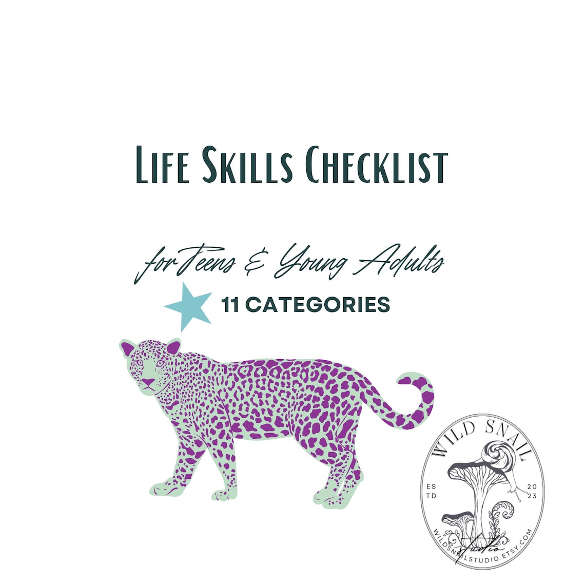 Teen Life Skills Checklist | Printable Checklist | Life Skills for ...